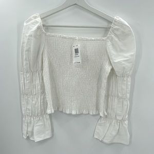 Moon River | Tops | Nwt Moon River Long Sleeve Top Peasant Blouse ...